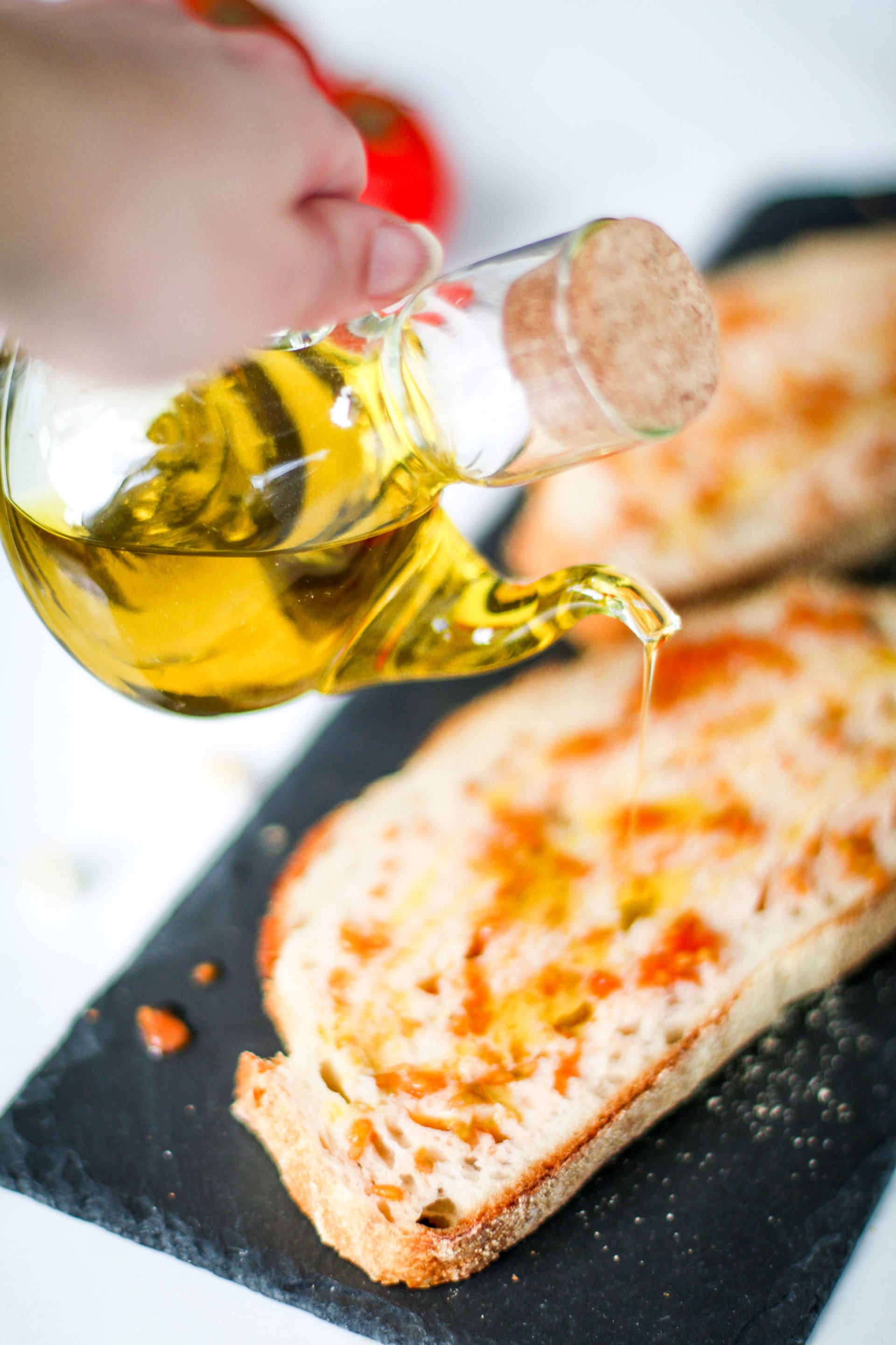 Pan con tomate y jamon