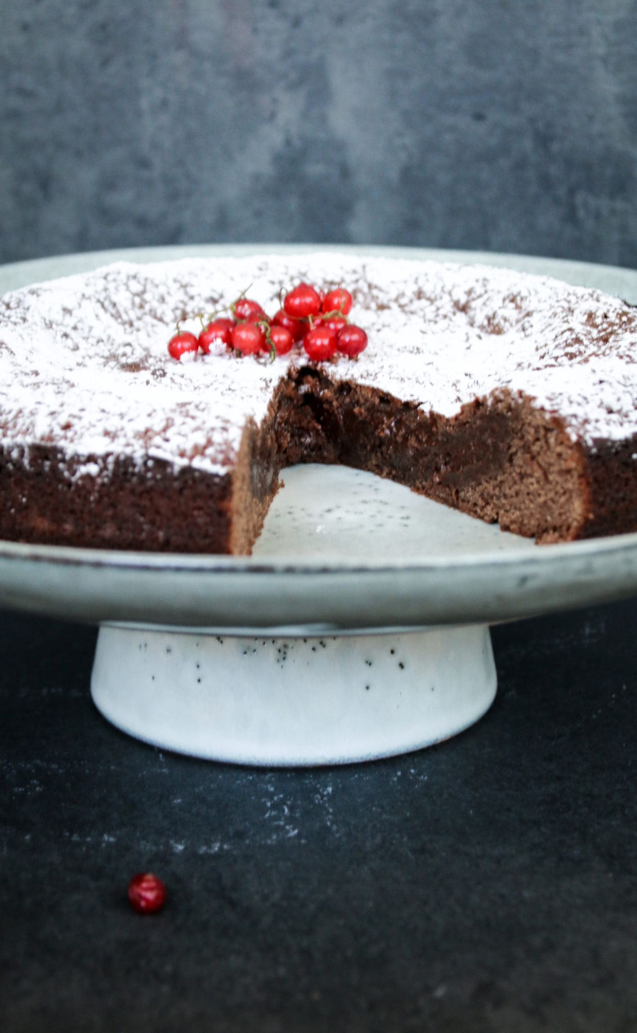 Ljós súkkulaðikaka með klístraðri miðju