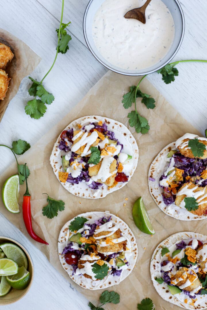 Dýrðlegt fiski Tacos með Habanero sósu
