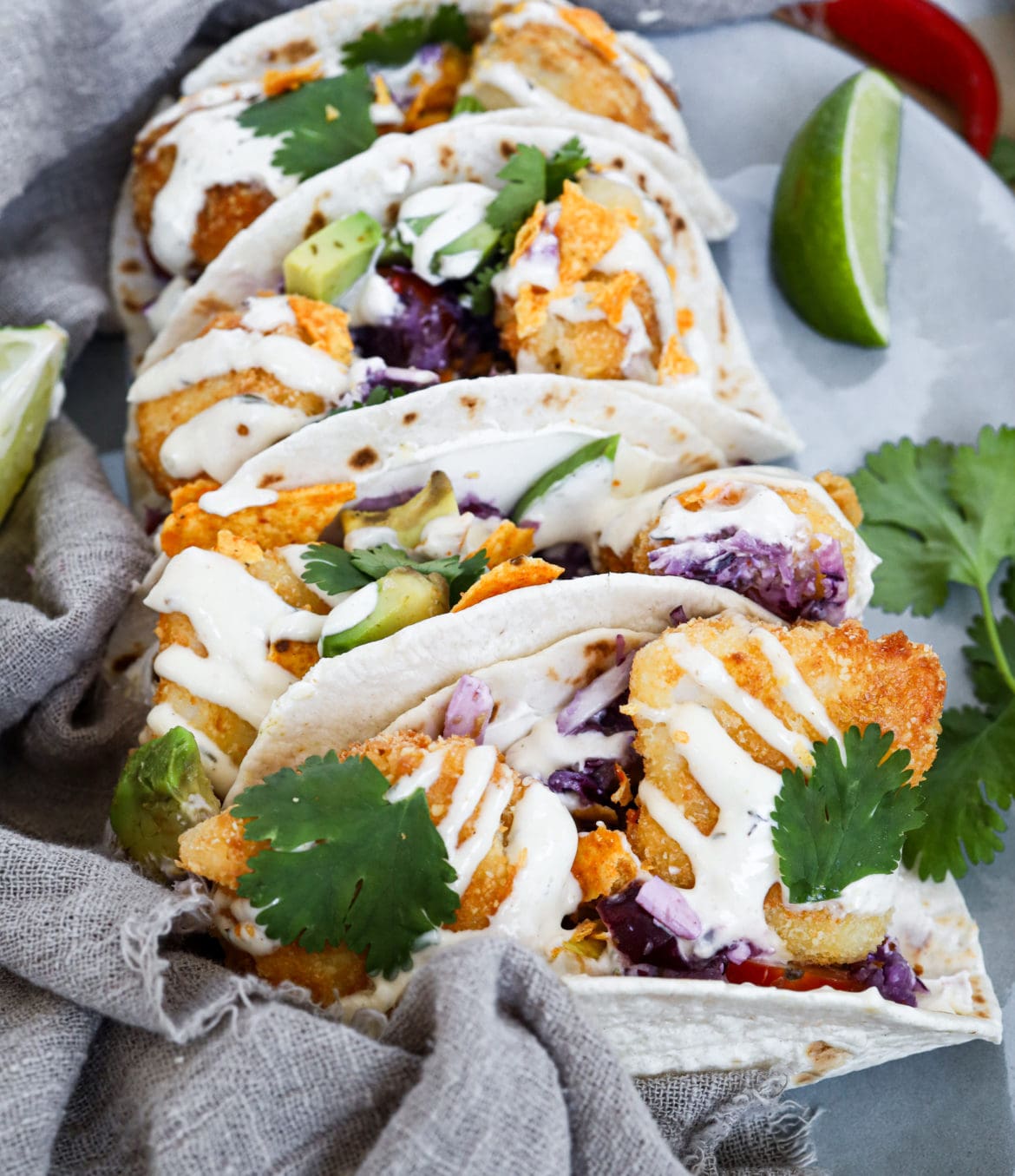 Dýrðlegt fiski Tacos með Habanero sósu