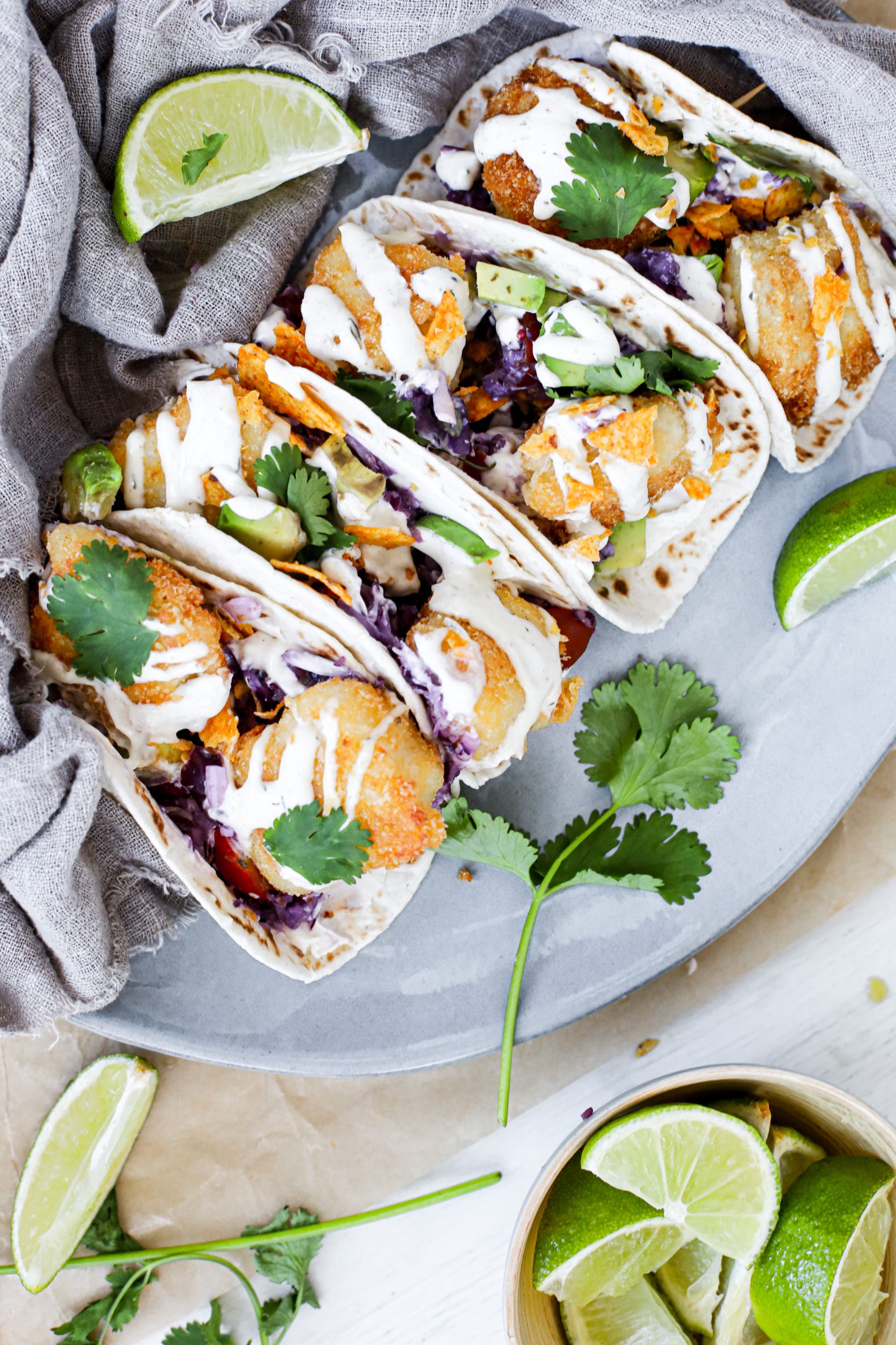 Dýrðlegt fiski Tacos með Habanero sósu