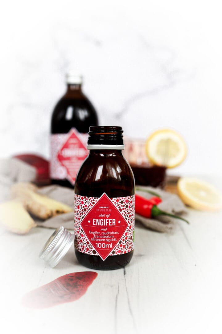 Organic Human engifer og turmerik skot
